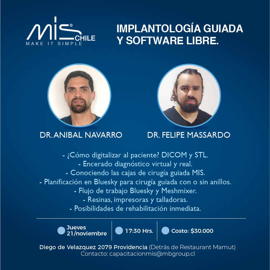 CHARLAS Y CURSOS MIS CHILE :: www.mis-implants.cl